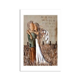 One Day Someone Fine Art Paper Print by Ruth's Angels - Multi - Bed ...