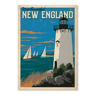 Americanflat Poster Art Print - Cc New England Lighthouse by Anderson ...