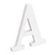 White Wood Letters 6 Inch, Wood Letters A-Z for DIY, Party Projects ...