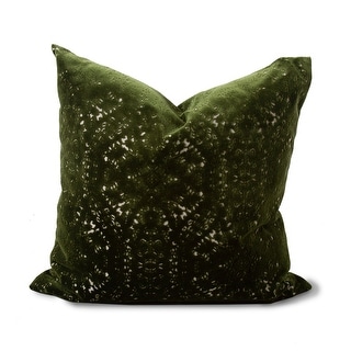 24 in. x 24 Pillow Pisani Emerald - Down Insert - Bed Bath & Beyond ...