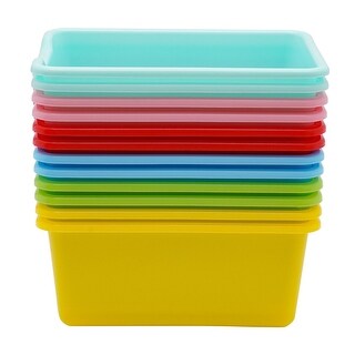 12-Pack Small Plastic Baskets 6 Colors - Bed Bath & Beyond - 40160080