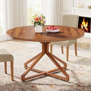 47 Inch Round Dining Table for 4-6 People - Bed Bath & Beyond - 39381175