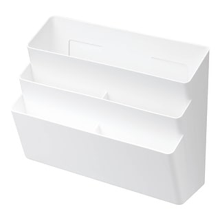 Yamazaki Home Magnetic Storage Caddy, ABS Plastic, Holds 6.6 lbs - Bed ...