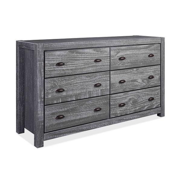 Montauk 6 drawer double dresser store
