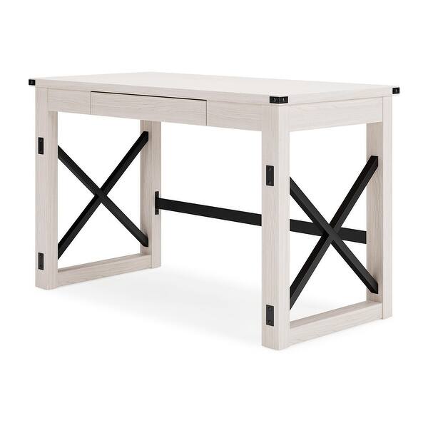Bayflynn Whitewash Home Office Desk - Bed Bath & Beyond - 34071547