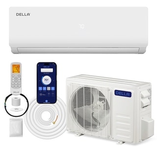DELLA 36K BTU Mini Split Air Conditioner & Heater Inverter System - Bed ...