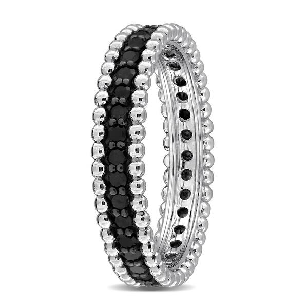 beaded eternity ring