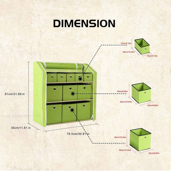 11 Drawers Storage Chest Multifunctional Drawer Storage Unit with ...