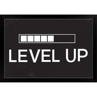 "Level Up" Black Framed Print - Bed Bath & Beyond - 30183749