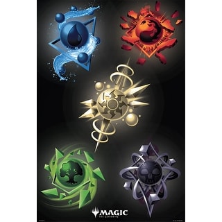 Magic The Gathering - Manas Art Poster - 24 x 36 Inch - Bed Bath ...