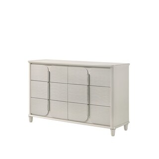 Laveda Pearl White Finish Dresser - Bed Bath & Beyond - 42622072