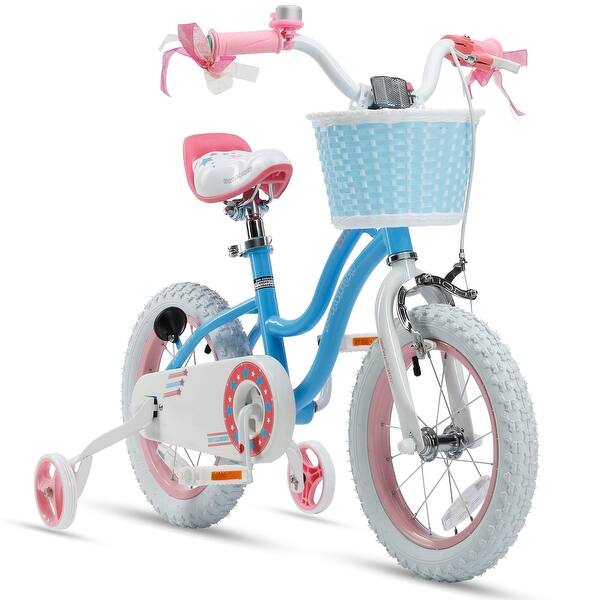 Stargirl Kids Bike Girls 14 Inch Children's Bicycle with Basket for Age ...