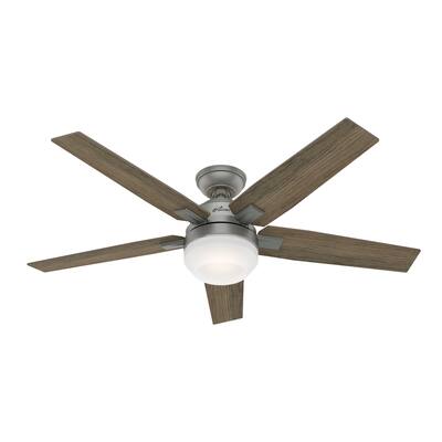 Hunter 52" Apex Ceiling Fan with LED Light Kit and Handheld Remote ...