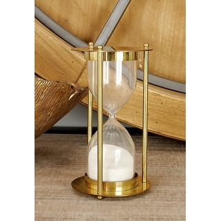Gold Brass Hourglass Sand Timer - Small - Bed Bath & Beyond - 12177526
