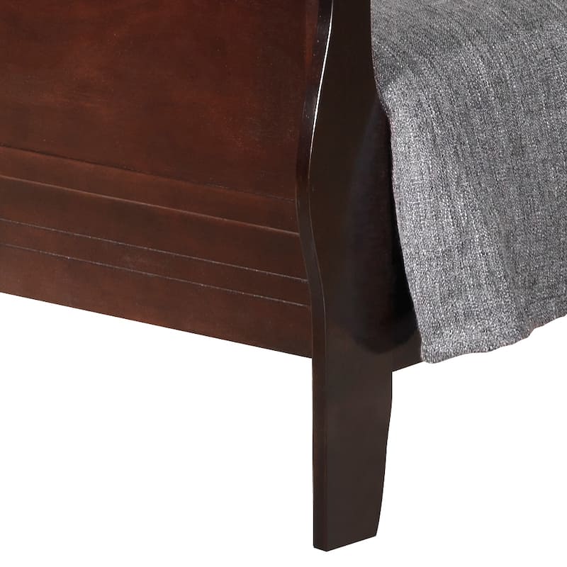 Louis Phillipe Wood Sleigh Bed - On Sale - Overstock - 31134916