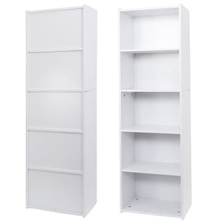 Tier White Bookcase Wall Shelf for Living Room - Bed Bath & Beyond ...