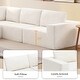 5 Pieces Sectional Sofa Set, Modular Sectional Sofa Convertible Sleeper ...