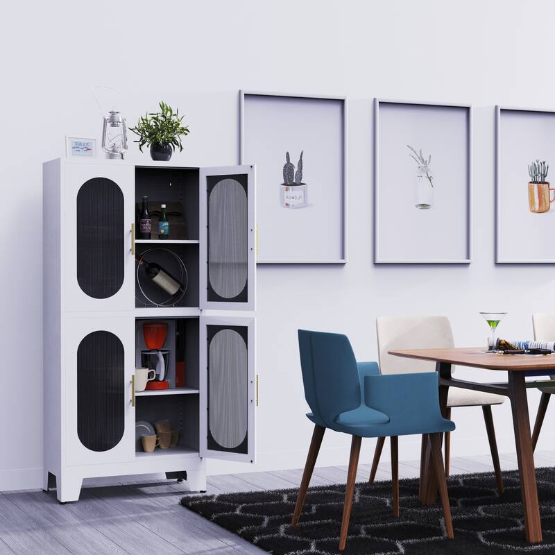 Office Storage Cabinet with Lock - Overstock - 40384051