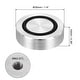 Aluminum Circle Disc Glass Top Adapter Round Solid Table Feet Pad Plate ...