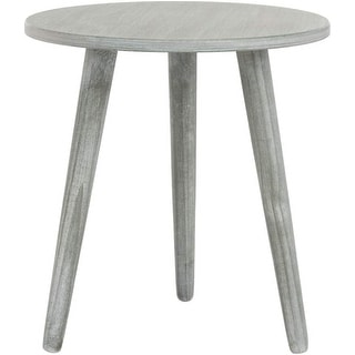 Modern Slate Grey Round Accent Table - other - Bed Bath & Beyond - 43760831