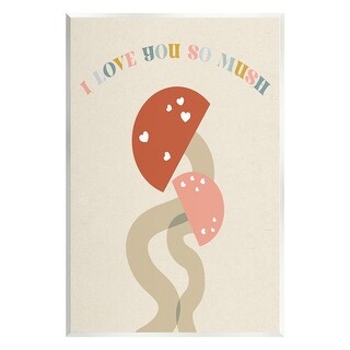 Stupell Love you So Mush Wall Plaque Art Design by Lil' Rue - Bed Bath ...