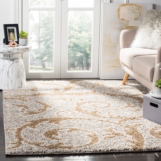 SAFAVIEH New York Shag Grozda Scroll Rug - Bed Bath & Beyond - 17347448