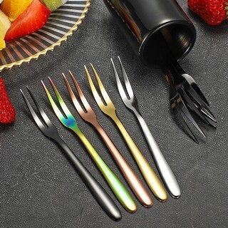 Fruit Fork Food Grade Heat Resistant Stainless Steel Sturdy Food ...