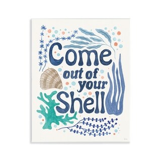 Stupell Come Out Of Your Shell Wall Plaque Art Design By Veronique ...