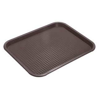 10" x 14" Plastic Fast Food Trays Bulk Rectangular Serving Trays ...