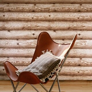 Wallpaper textured Wood Planks Boards Horizontal brown - 42 inc x 33 ft ...