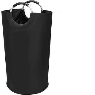 90L Large Laundry Basket, Collapsible Laundry Bag,Black - Bed Bath ...