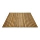 Nordic Style Teak Natural Shower and Bath String Mat with Rubber ...