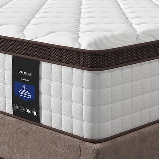 12 Inch Memory Foam and Inner Spring Hybrid Mattress - Bed Bath ...