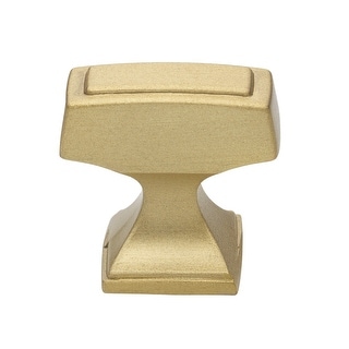 GlideRite Satin Gold Rectangle Deco Cabinet Knob (Pack of 25) - Bed ...