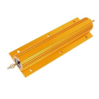 Gold Tone Aluminium Clad Resistor 200W 5 Ohm Reisistance - Gold Tone ...