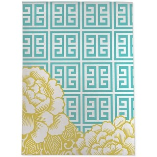 PASTICHE GREEK YELLOW Outdoor Rug by, Nancy Green - Bed Bath & Beyond ...