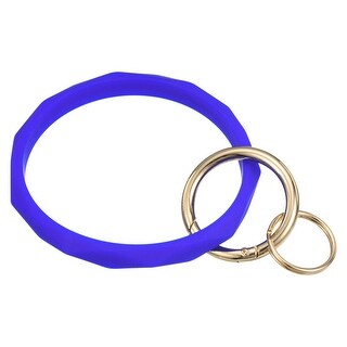 Key Ring Bracelet, Silicone Keychain Diamond Shaped Wrist Keyrings ...