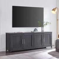 68" Charcoal Gray MDF TV Stand - 65 inches in width - Bed Bath & Beyond ...