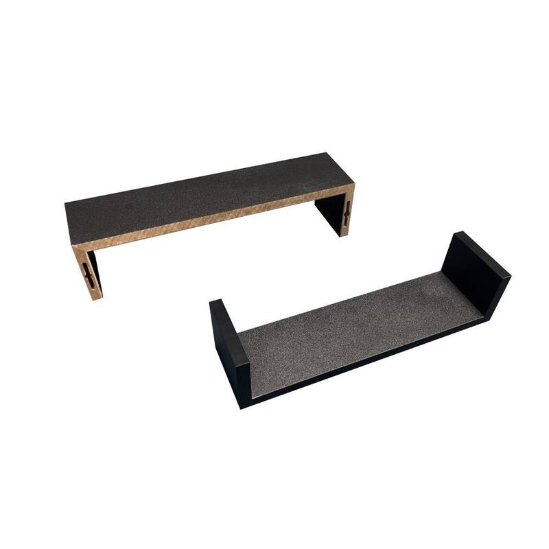 Floating 'U' Wall Shelves (Set of 3) - On Sale - Overstock - 37065337
