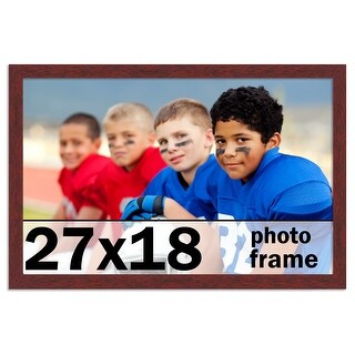 27x18 Frame Brown Picture Frame - Complete Modern Photo Frame Includes ...