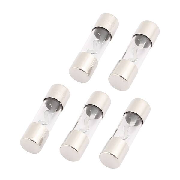 5 Pcs Standard Glass Car Audio Power Wire AGU Fuses 60A 38mm x 10mm ...