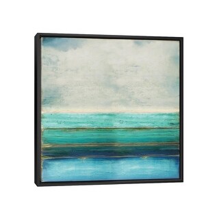 iCanvas "Highlighted Turquoise" by Taylor Hamilton Framed Canvas Print ...