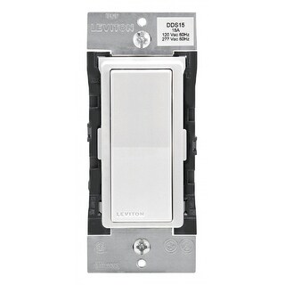 Leviton DDS15-BDM Decora 3 poles Bluetooth Wireless Light Switch, 15 ...