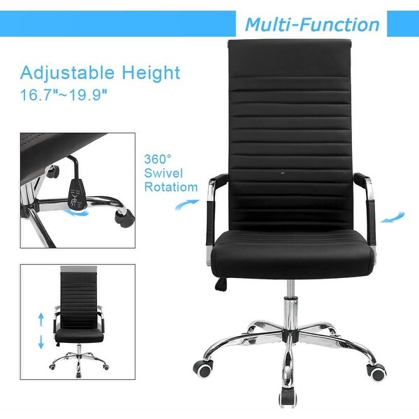 Homall Ribbed Office Chair High Back Conference Chair On Sale Bed Bath Beyond 33427434