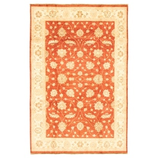 ECARPETGALLERY Hand-knotted Chobi Finest Dark Copper Wool Rug - 5'11 x ...