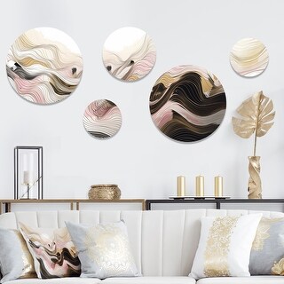 Designart "Exploring Abstracted Lines V" Minimalism Line Art Mutlipanel ...