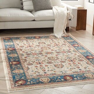 Nourison Revel Modern Persian Floral Area Rug - Bed Bath & Beyond ...