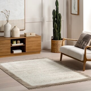 Nuloom Sonali Casual Bordered Fringe Area Rug - Bed Bath & Beyond ...