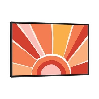 iCanvas "Retro Sunshine I" by Dominique Vari Framed - Bed Bath & Beyond ...