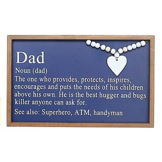 IH Casa Decor Framed Definition Of Dad Sign - Bed Bath & Beyond - 37368160
